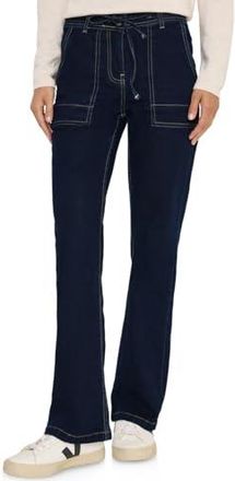 Cecil 3817258 Jean Bootcut Rinsed, Délavage rainuré, 26W / 30L Femmes