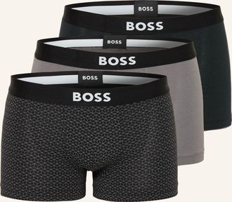 HUGO BOSS 3er-Pack Boxershorts One grau