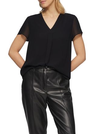 s.Oliver Layering-Bluse aus Chiffon