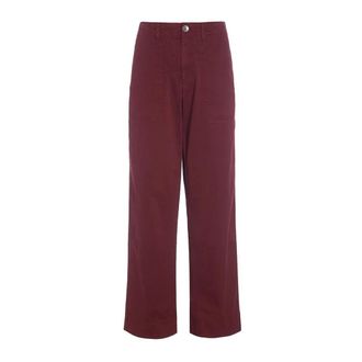 Bitte Kai Rand Kastanienbraune Straight Leg Hose - - Trousers - Damen - Braun - XS