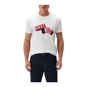 Dirk Bikkembergs T-Shirts - - Tops - Herren - Wei&szlig; - S