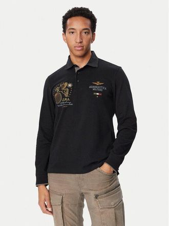 Aeronautica Aeronautica Militare Poloshirt 262PO1946UJ00703 Schwarz Regular Fit