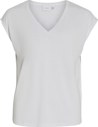 Vila Modala Short Sleeve V Neck T-Shirt 2XL