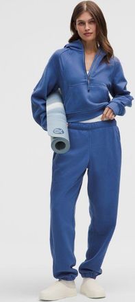 lululemon Jogging Scuba Oversized taille mi-haute Standard pour Femmes - Bleu - Taille 2XS