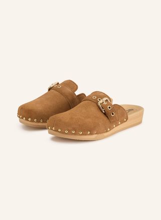 Softclox Clogs Leslie Mit Nieten braun