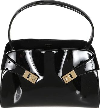 Ferragamo Femme, Sacs, Noir, Taille: ONE Size Hug Soft