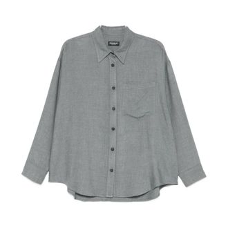 Dondup Oversized Levantine Viskose Hemd - - Blouses & Shirts - Damen - Grau - L