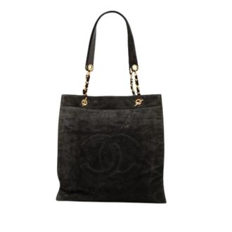 Chanel Pre-owned Suede Tote Bag - - Pre-owned - Damen - Schwarzk - ONE SIZE