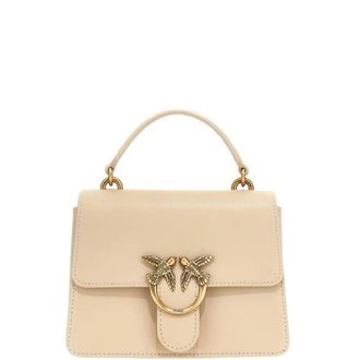 Pinko Pinko - Sac bandouli&egrave;re beige Love Birds - Femme - Sacs - Beige - Taille: ONE Size