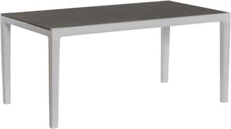 Keter Eleganter Tisch aus Polypropylen 160x90x75 wei&szlig;/cappuccino
