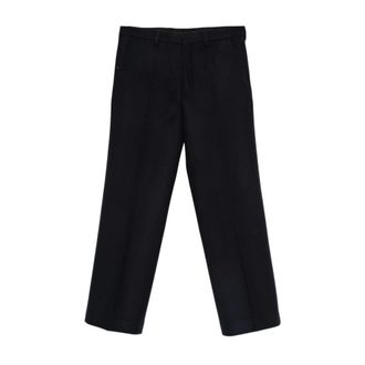 Dries Van Noten Homme, Pantalons, Bleu, Taille: S Straight Pantalons
