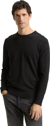 Tom Tailor Basic Strickpullover aus Baumwolle