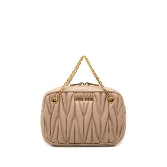 Miu Miu Pre-owned Cuir sacs-main - Femme - Pre-owned - Brun - Taille: ONE Size
