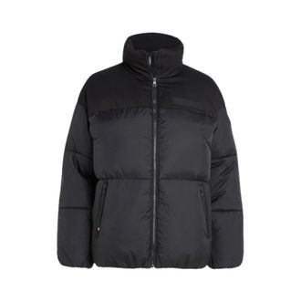 Tommy Hilfiger Kurze gesteppte Daunenjacke - - Jackets - Damen - Schwarzk - XS