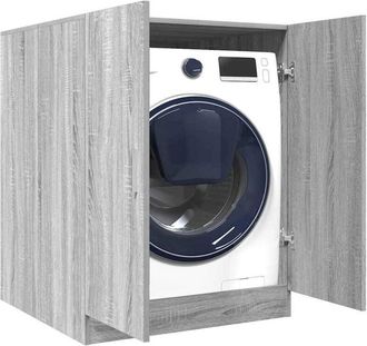 vidaXL Vidaxl - Meuble pour machine à laver Sonoma gris 71x71,5x91,5 cm Sonoma gris