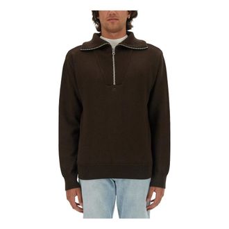 Courr&egrave;ges Homme, Pulls, Brun, Taille: M Trucker Wool Sweater