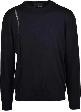 John Richmond Homme, Pulls, Noir, Taille: L Pullover Girocollo