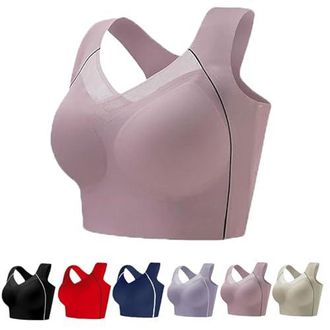 Generic Soutien-gorge correcteur de forme et de levage ultime, soutien dorsal confortable, sans armatures, soutien-gorge correcteur ultime, P&acirc;te de haricots, 