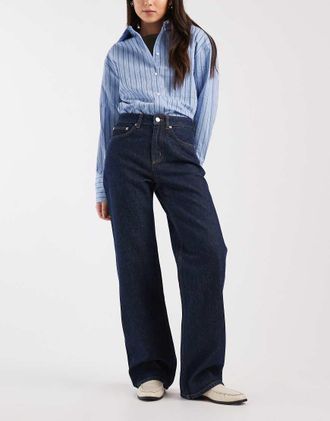 Cotton On On 91 - Straight Jeans in Widder-Blau