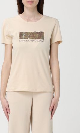 Emporio Armani T-Shirt EA7 Damen Farbe Beige