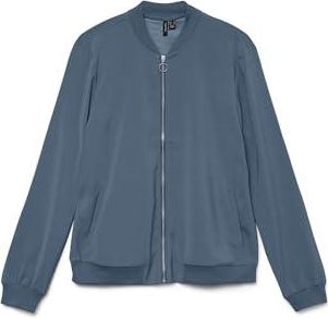 Vero Moda Vmcoco L/S Bomber GA Noos Jacket, Bleu Chine, M Femmes