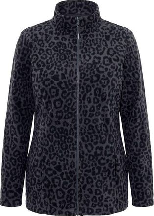 Ulla Popken Sweatjacke ZipIn-Fleecejacke Baukastensystem Stehkragen