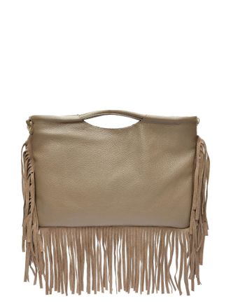 Isabella Rhea Beige Rindsledertasche