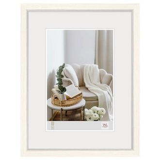 Walther Design Cadre photo 10x15 cm Blanc, Hygge Cadre en bois, NC015W