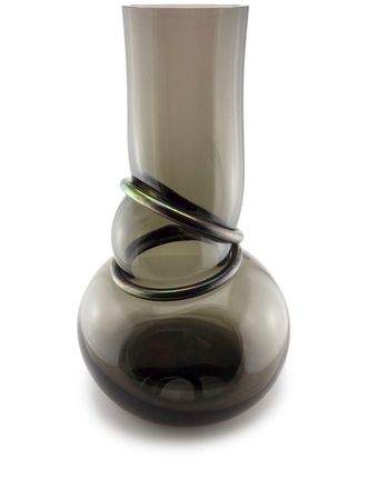 Vanessa Mitrani vase Double Ring &agrave; fini poli - Gris