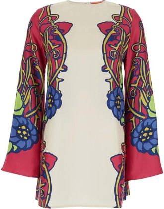 La DoubleJ Femme, Robes, Multicolore, Taille: 42 FR Mini Robe Trap&egrave;ze Supreme