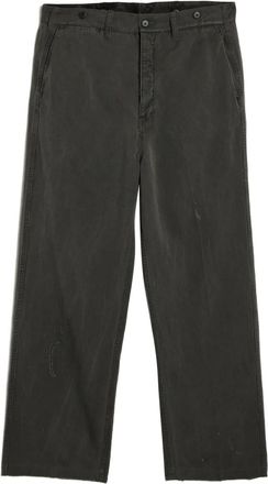 Visvim Alper distressed-detail trousers - Schwarz