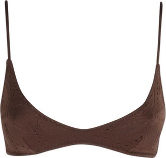 MC2 Saint Barth Femme, Maillots de bain, Brun, Taille: 36 FR Paloma Bikini Top