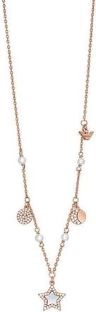 Emporio Armani Damenkette Metall roségoldfarben, EGS3106221