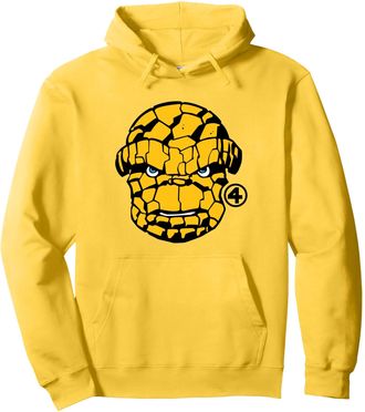 MARVEL Fantastic Four The Thing Big Face Costume Pullover Hoodie