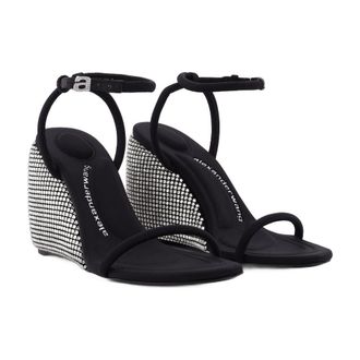 Alexander Wang Womens Dahlia 105 Wedge Sandal Black Others Heels