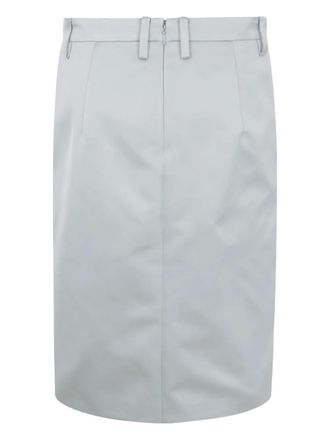 N°21 jupe crayon à fermeture zippée - Bleu