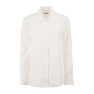 Dondup Hemd mit Plissee-Brustteil - - Blouses & Shirts - Damen - Wei&szlig; - L