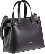 Pierre Cardin Sac &agrave; main pour femme en cuir v&eacute;ritable Made in Italy 35 x 25,5 x 14 cm 55100, marron fonc&eacute;, Taille unique