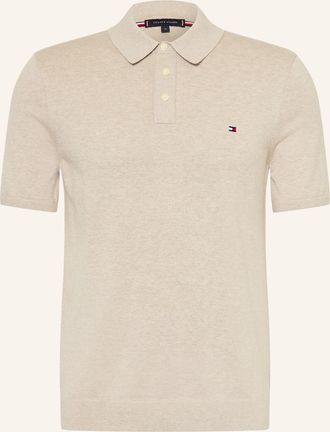 Tommy Hilfiger Strick-Poloshirt grau