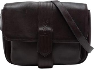 Saint Laurent Sac bandouli&egrave;re vintage doccasion - Femme - Pre-owned - Brun - Taille: ONE Size