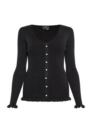 Faina Strickjacke Damen schwarz