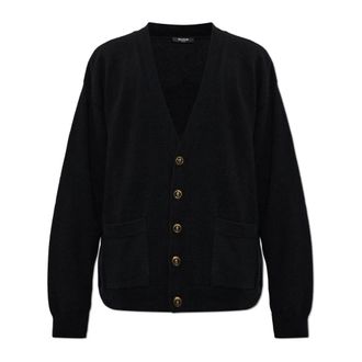 Balmain Strickjacke mit Taschen - - Knitwear - Herren - Schwarzk - XL