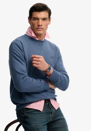 Superdry Sweatshirt ESSENTIAL LOGO CREW SWEATSHIRT Baumwollmischung, loose fit