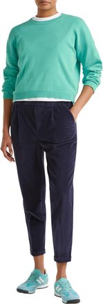 Benetton Damen Maglia G/C M/L 1091d10d6 Pullover, grün, XS