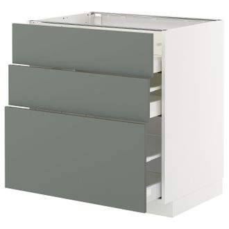 IKEA METOD / MAXIMERA Unterschrank mit 3 Schubladen