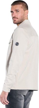 Emilio Adani Sweatshirt Herren Overshirt aus Sweat-Material, Beige