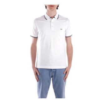Fay Homme, Tops, Blanc, Taille: L T-shirts blancs et polos à boutons