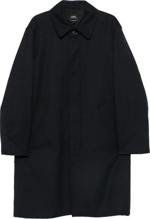A.P.C. A. P.C. Manteau Au Genou - Bleu