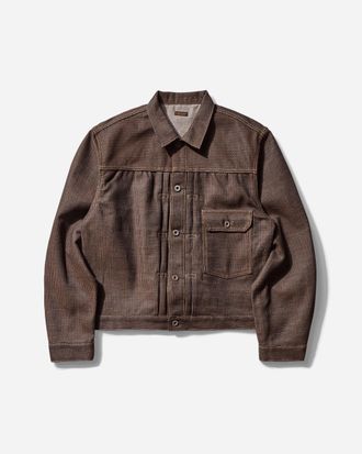 KAPITAL Men s Century Denim 1st Jacket Persimmon / Indigo