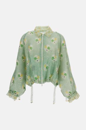 Fendi Jacke Aus Organza-spitze